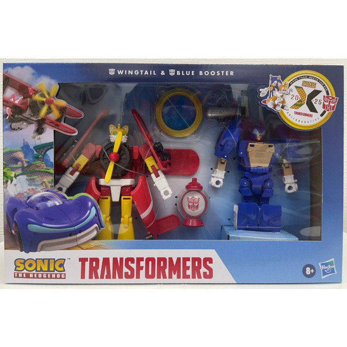 HASBRO TRANSFORMERS x SONIC WINGTAIL & BLUE BOOSTER | Freeway Toys
