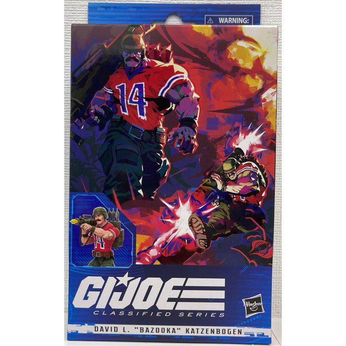 HASBRO G.I.JOE CLASSIFIED SERIES 62 DVAID L. BAZOOKA KATZENBOGEN ...