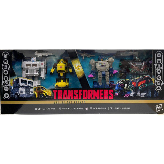 HASBRO TRANSFORMERS ULTRA MAGNUS, BUMPER, HORRI-BULL, NEMESIS PRIME AGE ...