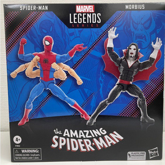 HASBRO MARVEL LEGENDS SERIES 6" SPIDER-MAN & MORBIUS 2 PACK ACTION ...