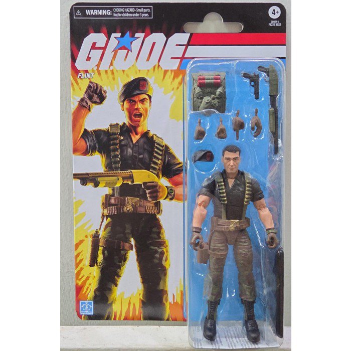 HASBRO G.I.JOE RETRO VINTAGE 6" FLINT ACTION FIGURE | Freeway Toys