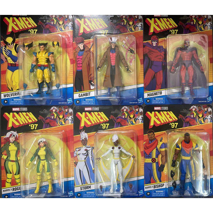 HASBRO MARVEL LEGENDS X-MEN '97 CLASSIC SET OF 6 ACTION FIGURE | Freeway Toys