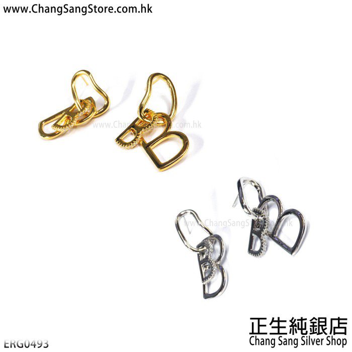 O-shape & Double B Earring耳環(ERG0493) | Chang Sang Store